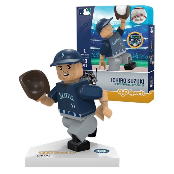 MLB | Toys | Nib Of 2533 Oyo Minifig Seattle Mariners Ichiro Suzuki ...